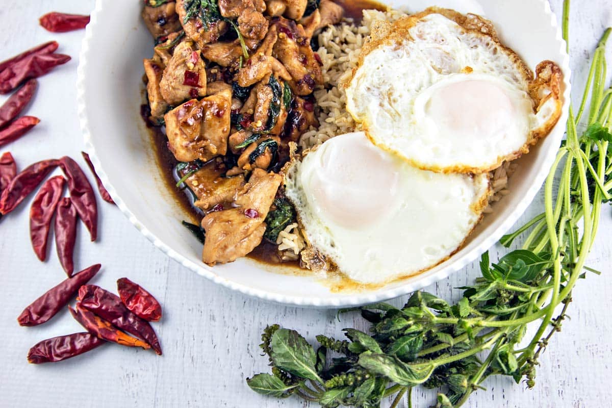 Thai Chicken with Holy Basil (pad kra pao gai) | Bunsen Burner Bakery