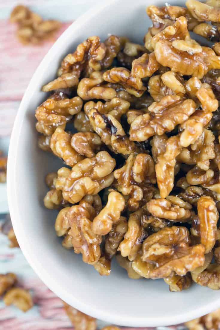 Maple Glazed Walnuts Recipe | Bunsen Burner Bakery