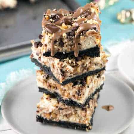 Snickers Cheesecake Bars | Bunsen Burner Bakery