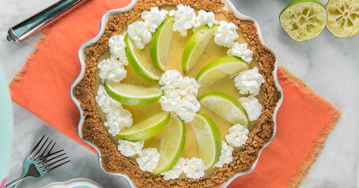 Tequila Lime Margarita Pie | Bunsen Burner Bakery