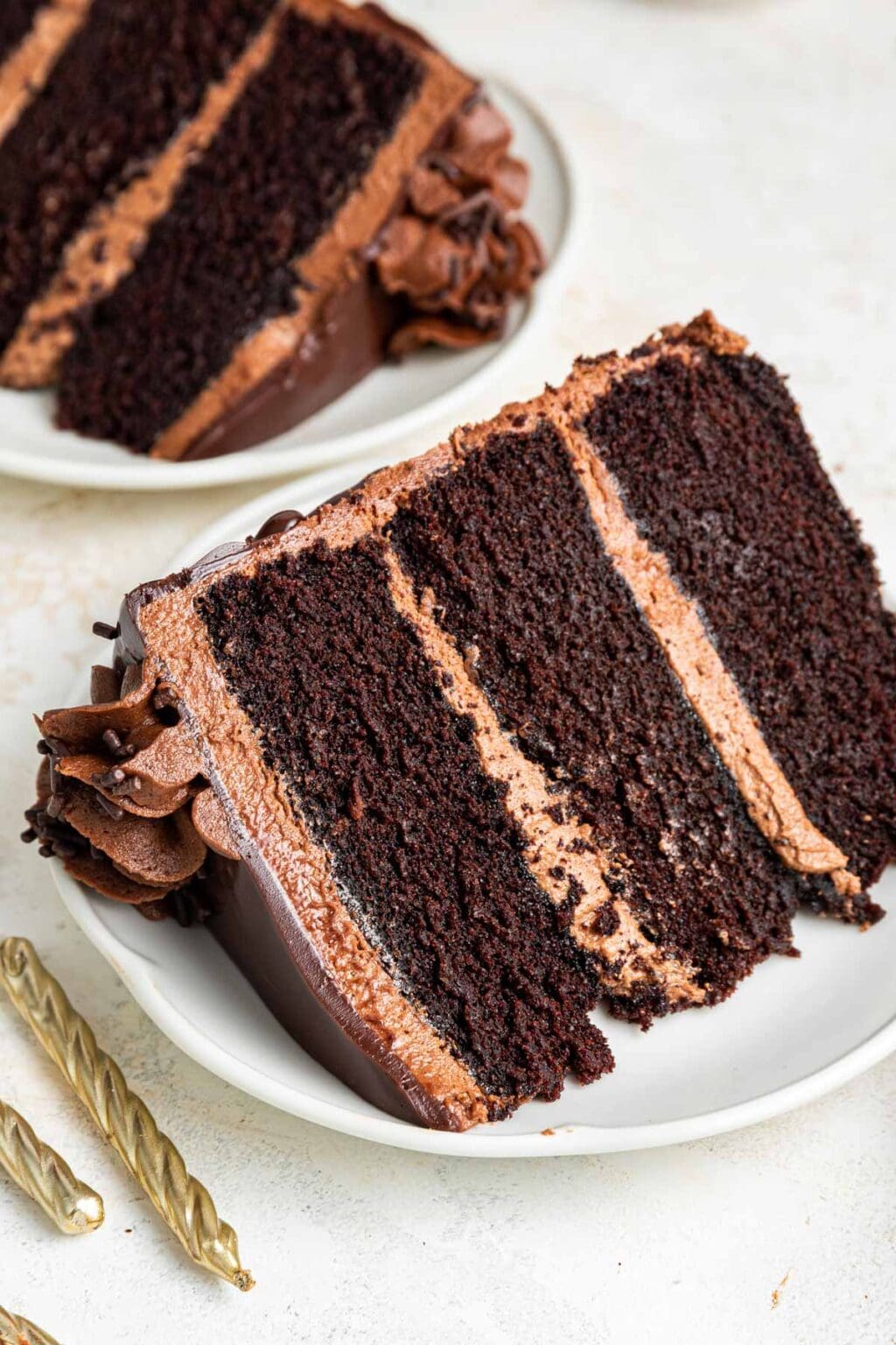 Best Chocolate Layer Cake with Chocolate Buttercream Frosting | Bunsen ...