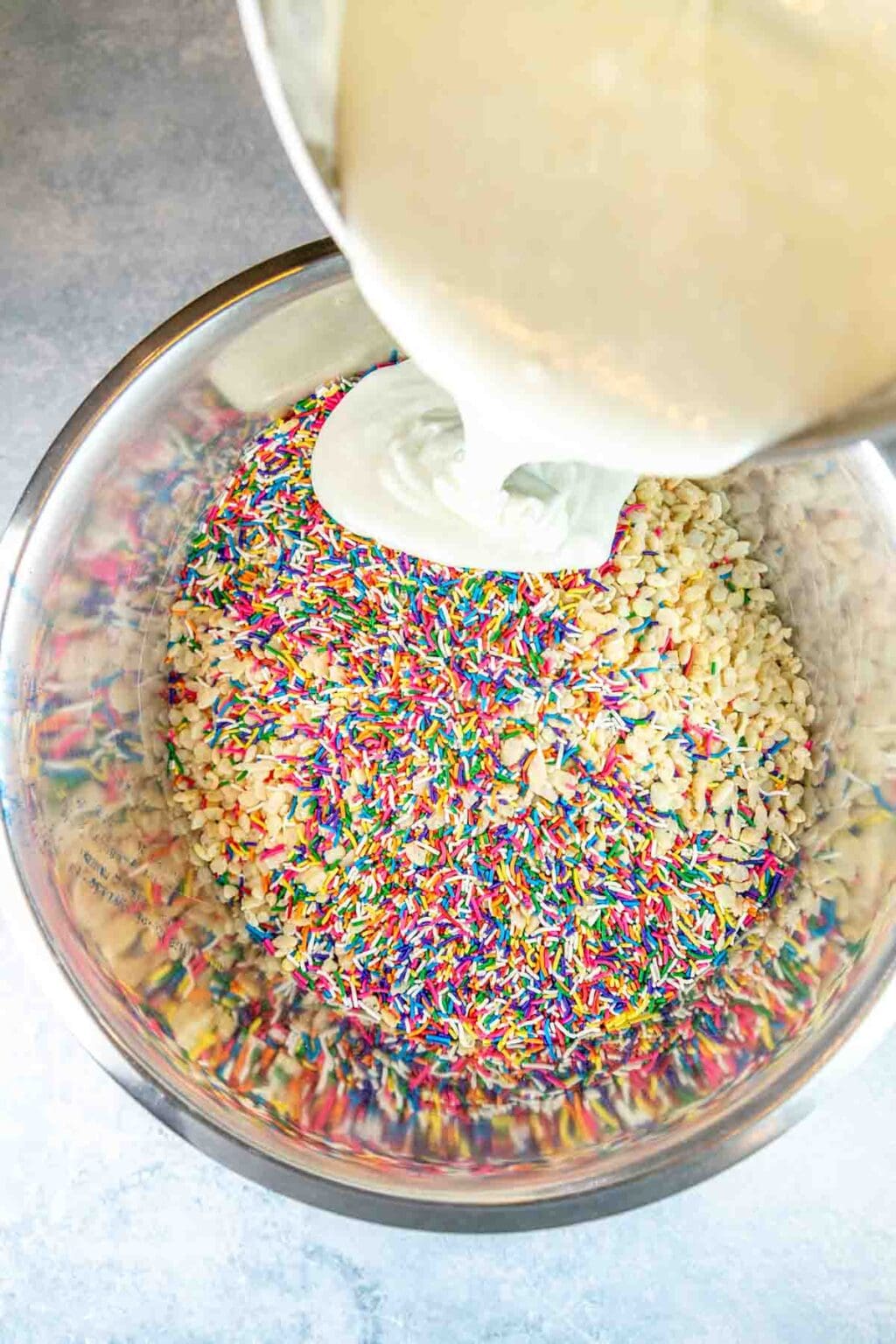 Sprinkle Rice Krispie Treats | Bunsen Burner Bakery