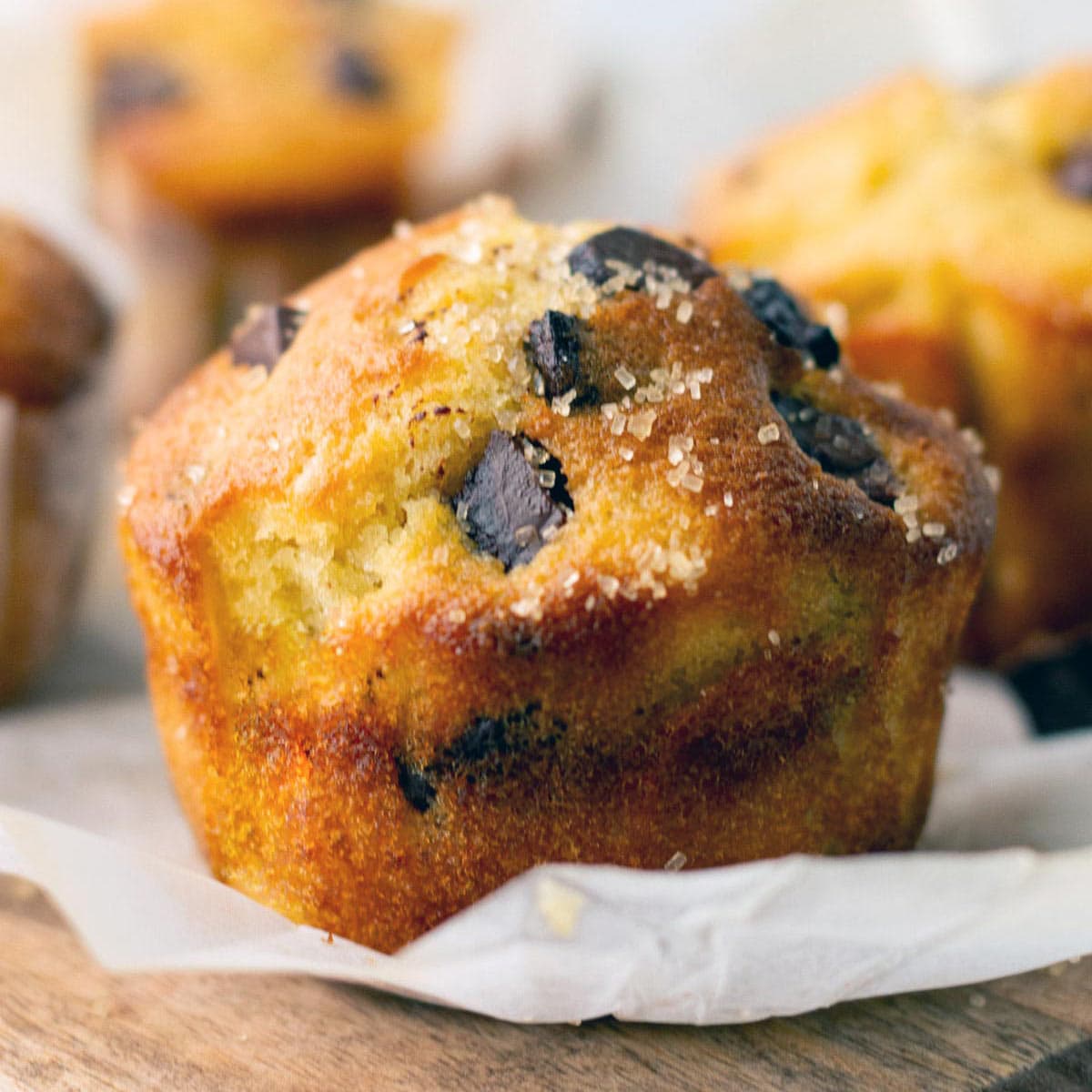 Low Sugar Blueberry Muffins | Bunsen Burner Bakery