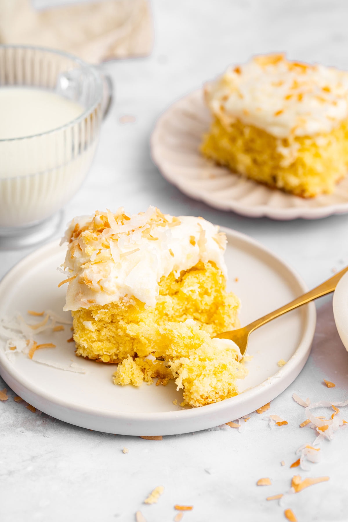 Coconut Sheet Cake with Coconut Cream Cheese Frosting | Bunsen Burner ...